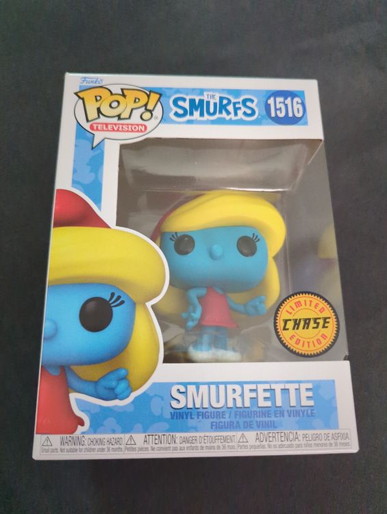 Smurfette Funko Pop Chase 1516 The Smurfs Die Schlümpfe (Neu (gemäss ...
