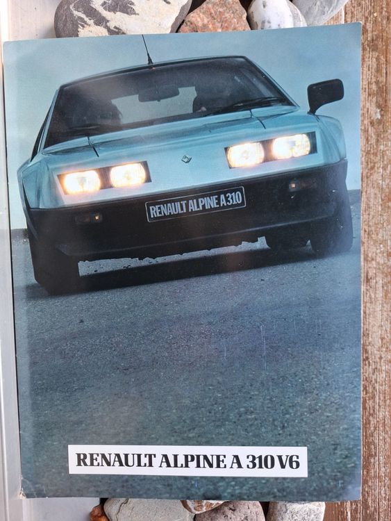 Prospekt Renault Alpine A 310 V6, ca. von 1981, sehr schön (Gebraucht ...