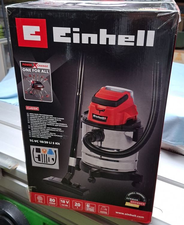 Einhell Nass-Trockensauger TC-VC 18/20 Li S Kit - Neuwertig! (Neu ...