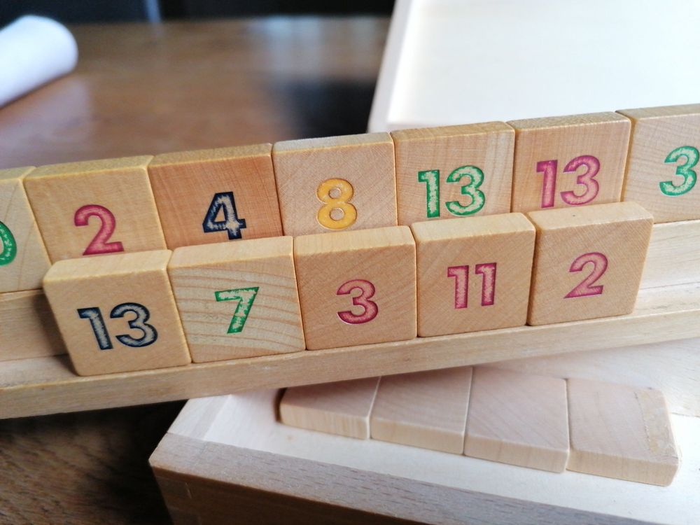 LEGESPIEL RUMMY-CUP AUS HOLZ IM KOFFER (Gebraucht) in für CHF 21 – mit ...