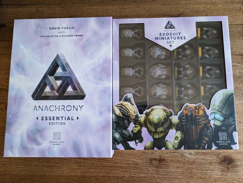 Anachrony Essential Edition + Deluxe Ressources + Miniatures (Neu (gemäss Beschreibung)) in ...