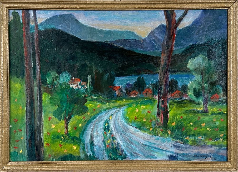 Heinrich HERZIG (1887-1964) - Schönes Landschaftsgemälde (Gebraucht) in Zürich für CHF 45 – mit ...