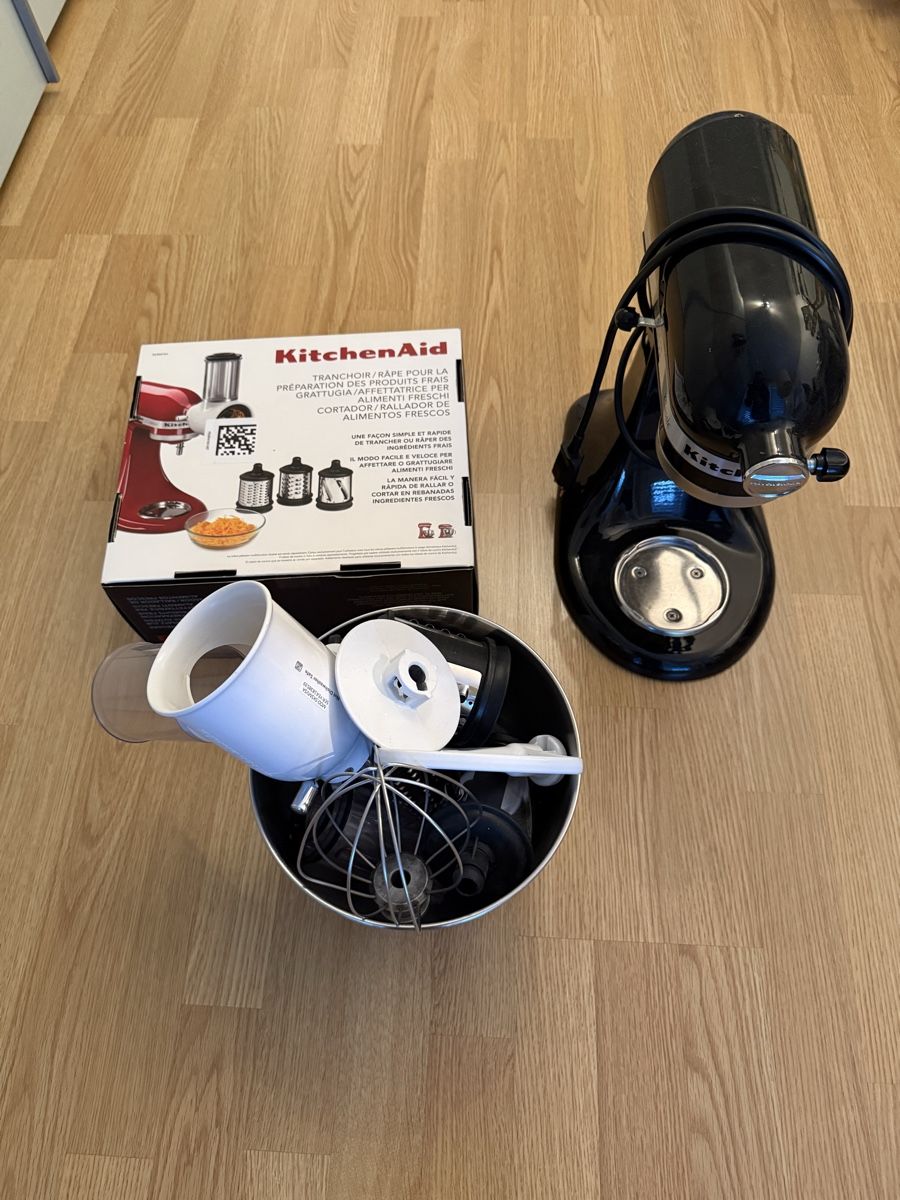 KitchenAid K 45 Classic black mit Zusatzset - Top Zustand! (Gebraucht ...