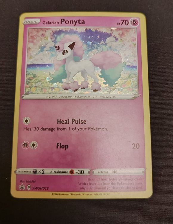 Pokemon card Galarian Ponyta SWSH 013 Promos English En | Kaufen auf ...