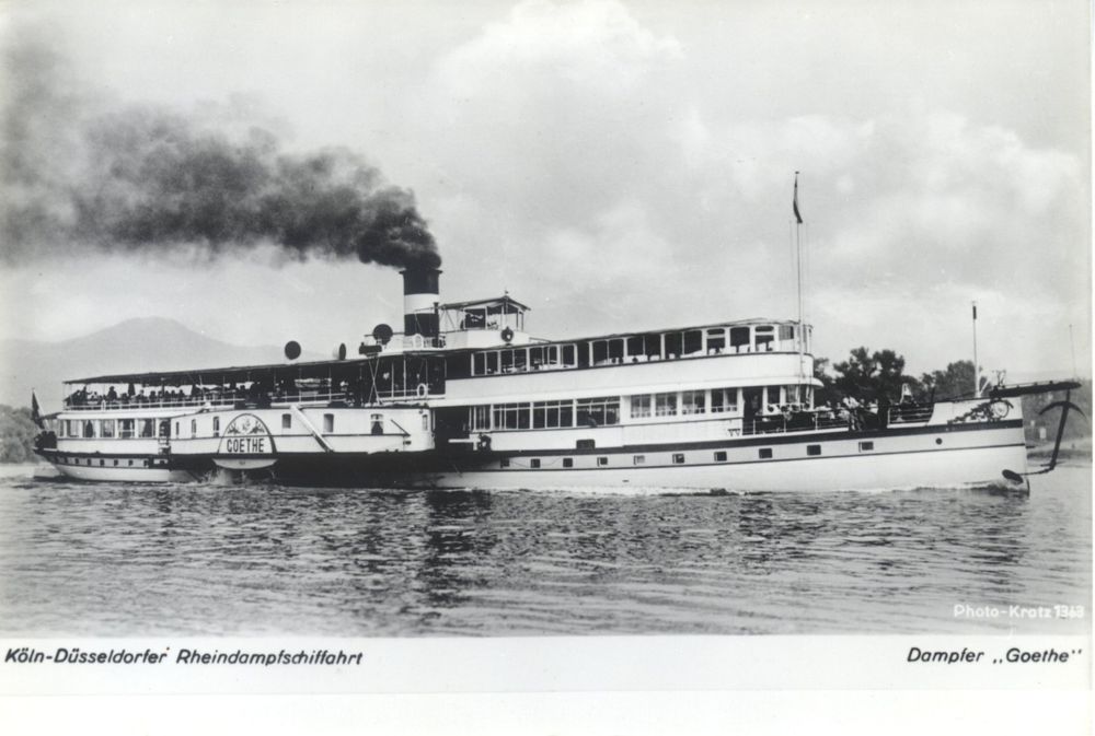 Foto, Repro, DS Goethe, KD, Raddampfer, Rhein, Schiff (Gebraucht) in Bonstetten für CHF 2 – mit ...