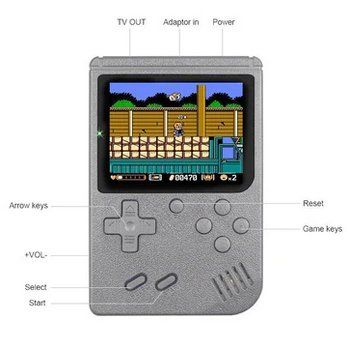 Handheld Game Console Retro Video Game boy Game Toy Built-in (Gebraucht ...