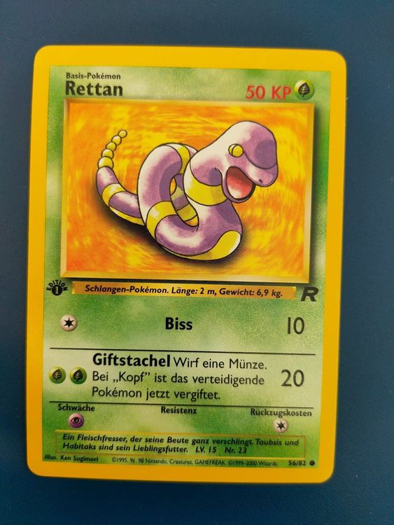 Pokemon - Rettan 1. Edition - Rocket | Kaufen auf Ricardo