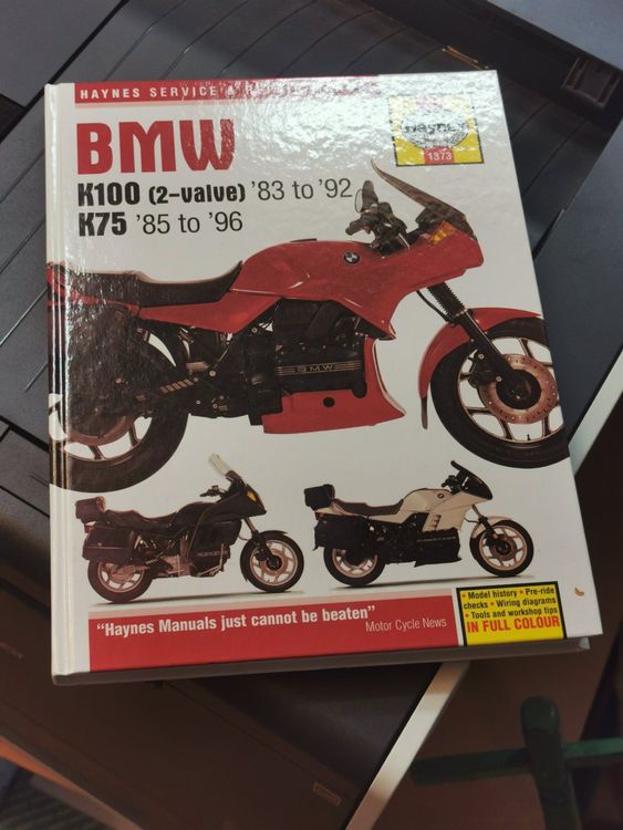 BMW K100(2-Ventil)83 bis 92 K7585 bis 96, 234 Seiten | Kaufen auf Ricardo