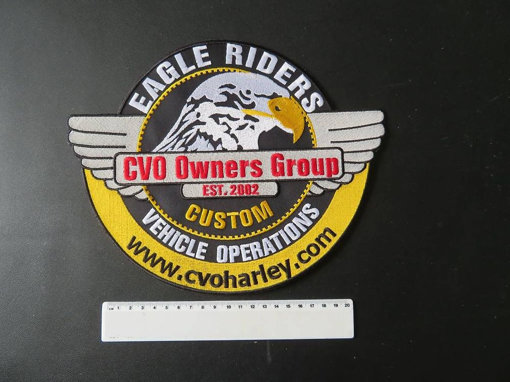 Harley Davidson Custom Vehicle Operation Aufnäher gross (Gebraucht) in ...