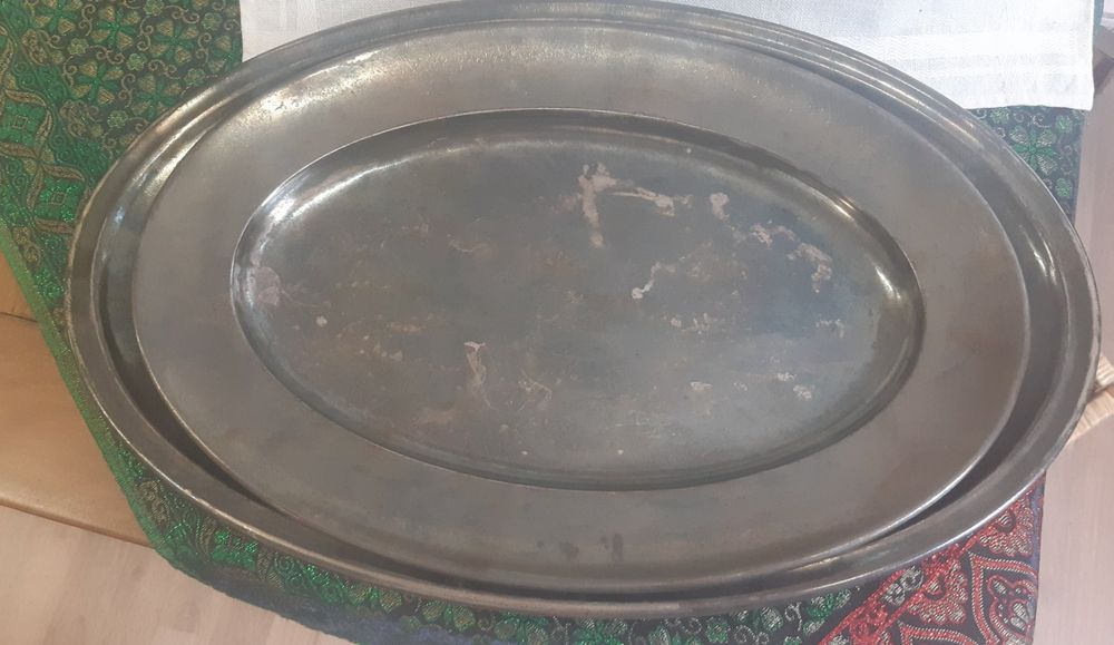 Alte Silberplatten aus Hotel (Gebraucht) in Stetten AG für CHF 20 – nur Abholung auf Ricardo kaufen