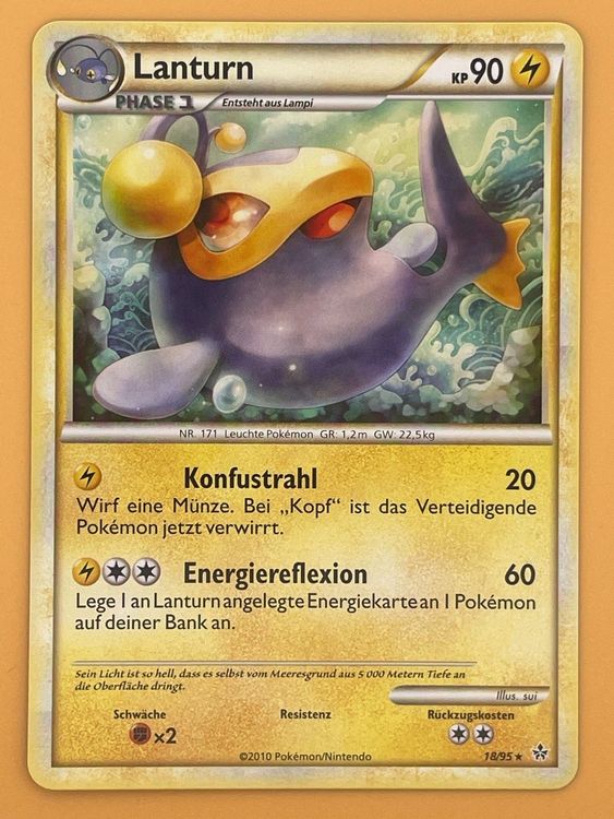 Lanturn 18/95 Rare Pokémon HG&SS Unleashed ab 1.- (Neu (gemäss Beschreibung)) in Uster für CHF 1 ...