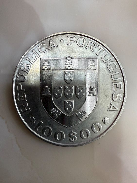 Portugal Ano Internacional do Deficiente 925 er Silbermünze (Gebraucht ...