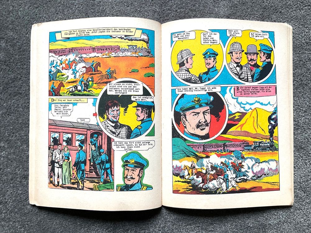 🟢 Jules Verne, Die Reise um die Welt in 80 Tagen von BSV 🟢 (Usato) a ...