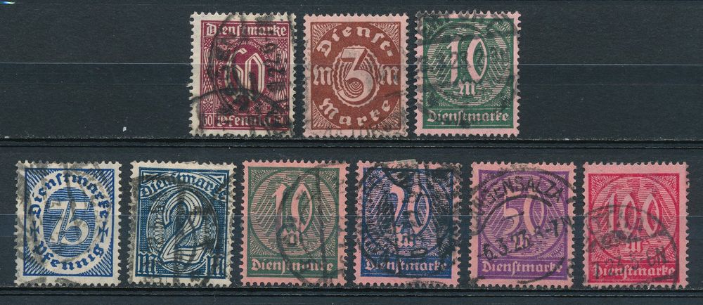 DR Dienstmarken Mi. 66 -74 (Gebraucht) in Bonau für CHF 1 – mit Lieferung auf Ricardo kaufen