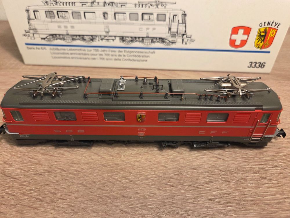 Märklin 3336 E-Lok Serie Ae 6/6 SBB H0 (D'occasion) à St-Aubin-Sauges ...