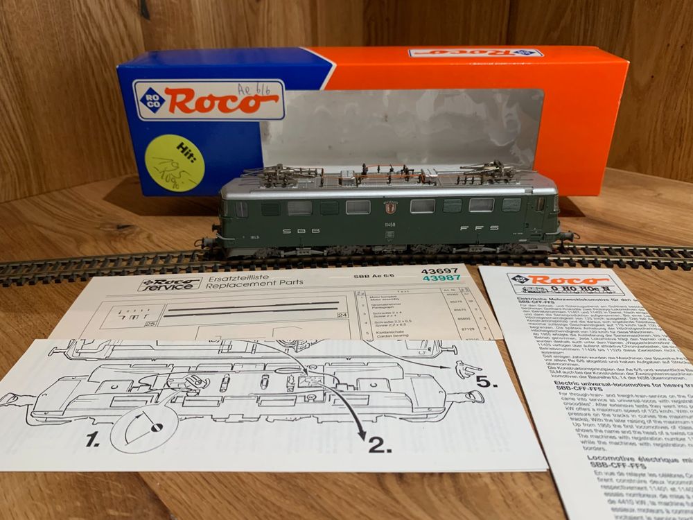 Roco 43697, Ae 6/6 SBB, H0, DC, OVP, Defekt (Defekt) in Hombrechtikon ...