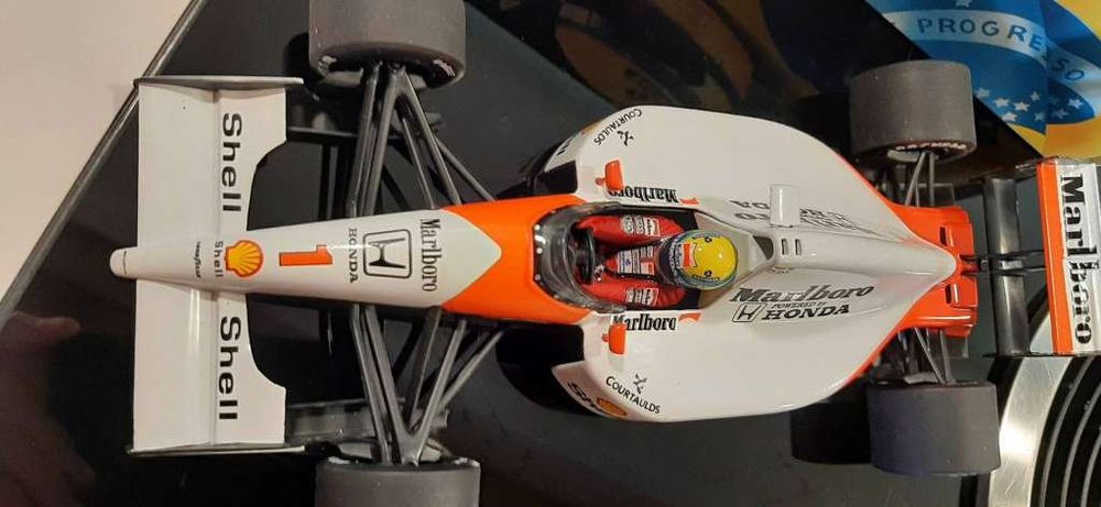 McLaren MP4/5A Ayrton Senna F1 1989 mit Marlboro Decals 1:18 (Gebraucht ...