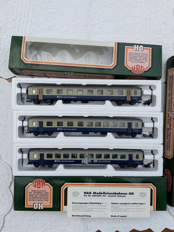 Hag HO BLS Lötschbergbahn 442/452 Thunersee/458~EW1 (Neu (gemäss Beschreibung)) in Obersaxen für ...