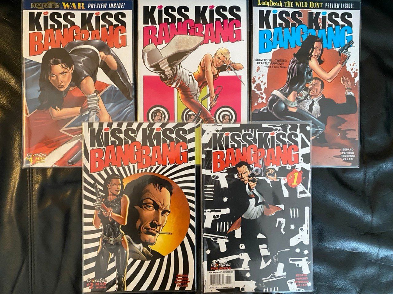Kiss Kiss Bang Bang #1-5 komplett CrossGen 2004 Spy-Comic (Gebraucht ...