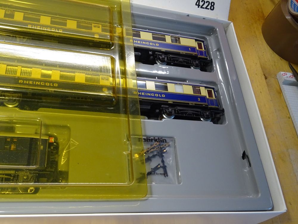 Märklin 4228 Rheingold Wagen Set 5 teilig, H0,WS/AC,OVP (Gebraucht) in ...