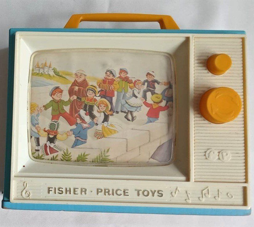 FISHER PRICE 60' - WIND UP TV no.113 boîte à musique | Kaufen auf Ricardo