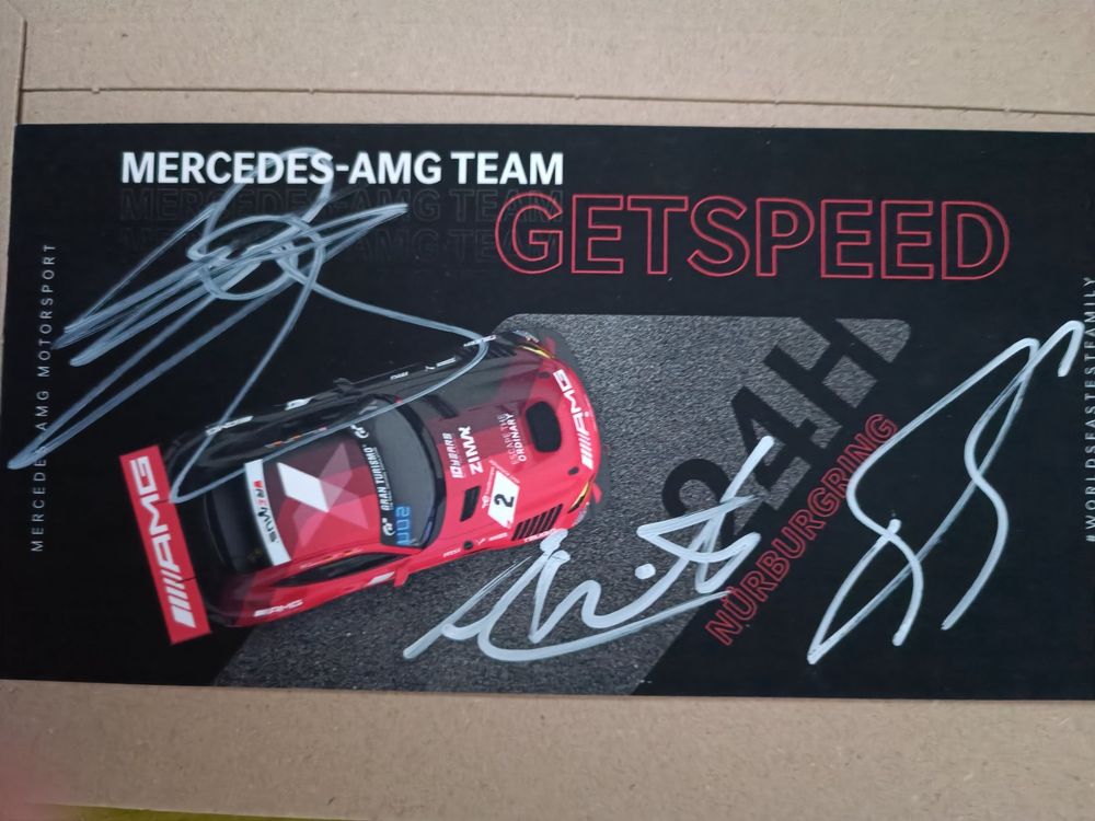 Mercedes AMG Team- 24h Rennen - handsigniert (Gebraucht) in Menziken ...