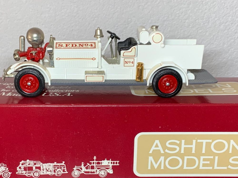 NY FIRE DEPT 1923 AHRENS-FOX Piston Pumper * ASHTON Mod 1:43 | Kaufen ...
