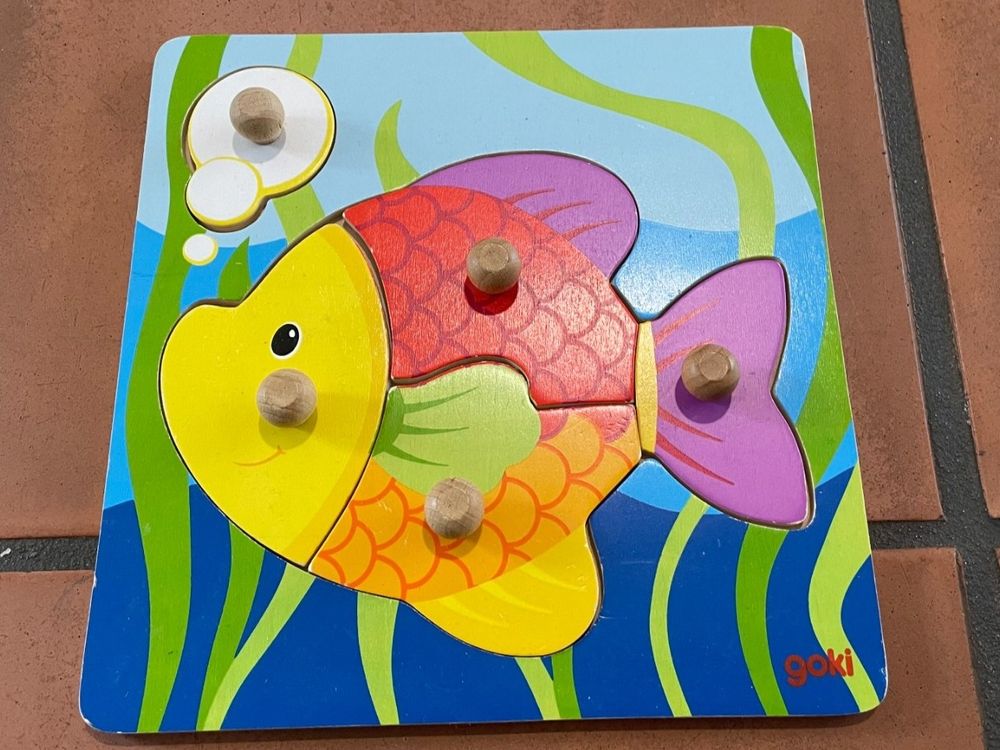 Puzzle aus Holz Fisch | Kaufen auf Ricardo