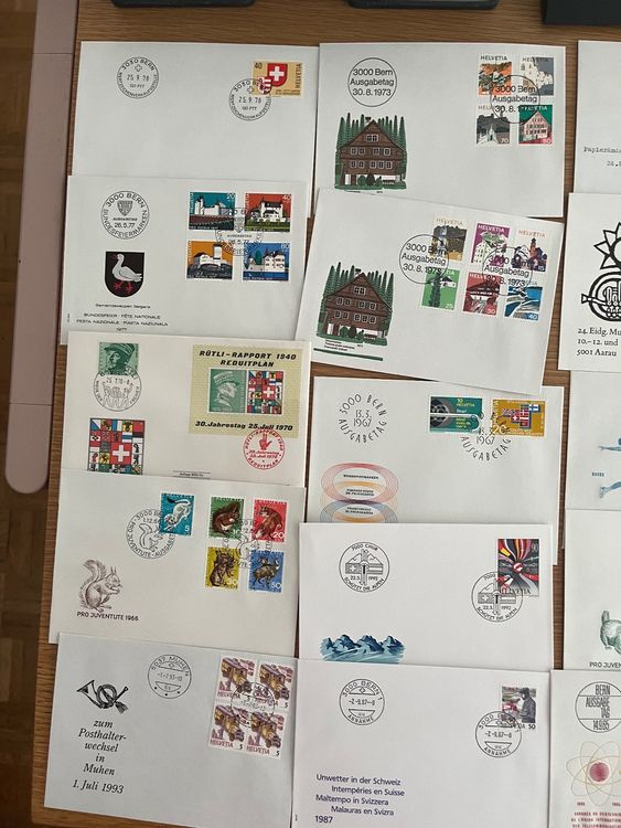 100 FDC/ Sonderbriefe Schweiz ab 60er Jahre bis 90er Jahre (Gebraucht) in Murgenthal für CHF 2 ...
