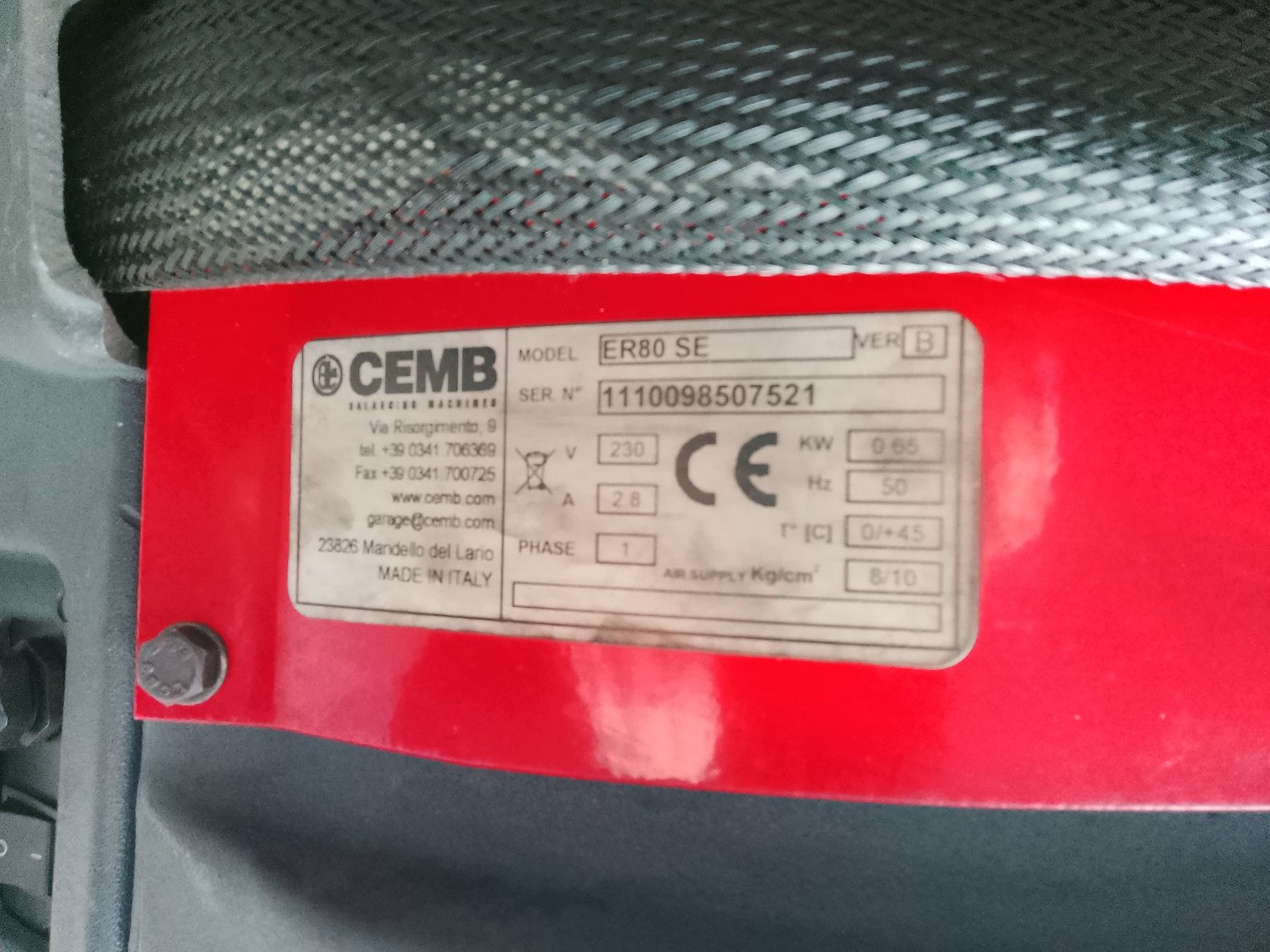 Auswuchtmaschine CEMB ER80 (Gebraucht) in Jegenstorf für CHF 426 – nur ...