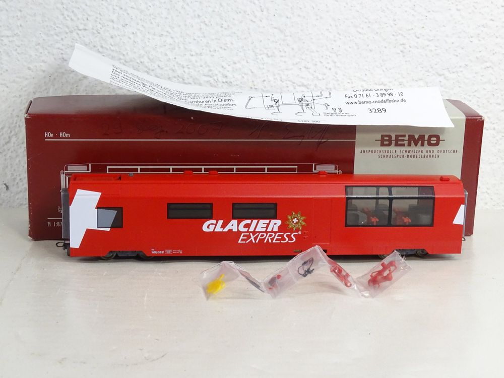 Bemo 3289 131 Panoramawagen GEX, WR3831, RhB, H0m, OVP | Kaufen auf Ricardo