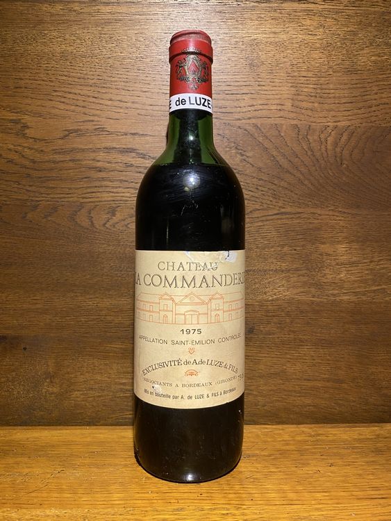 Château la Commanderie 1975 ! , Saint-Emilion (Neu und originalverpackt ...