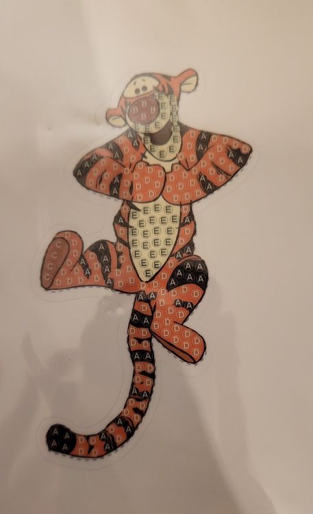 Disney 100 Crystal Art Sticker - Tigger (Neu und originalverpackt) in ...