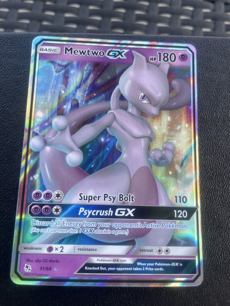 Pokemon Mewtwo GX Hidden Fates Holo ultrarare 31/68 EN (Neu (gemäss ...