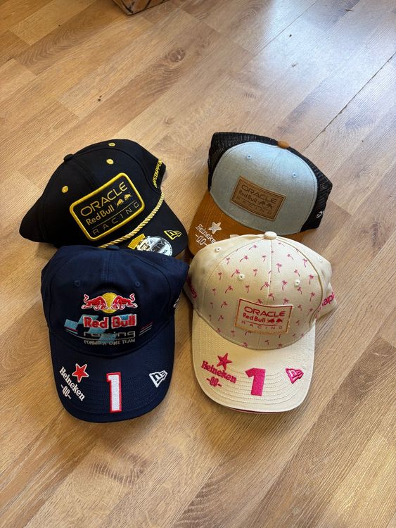 Red Bull Max Verstappen Formel 1 Baseball - 4x Cap Set | Kaufen auf Ricardo