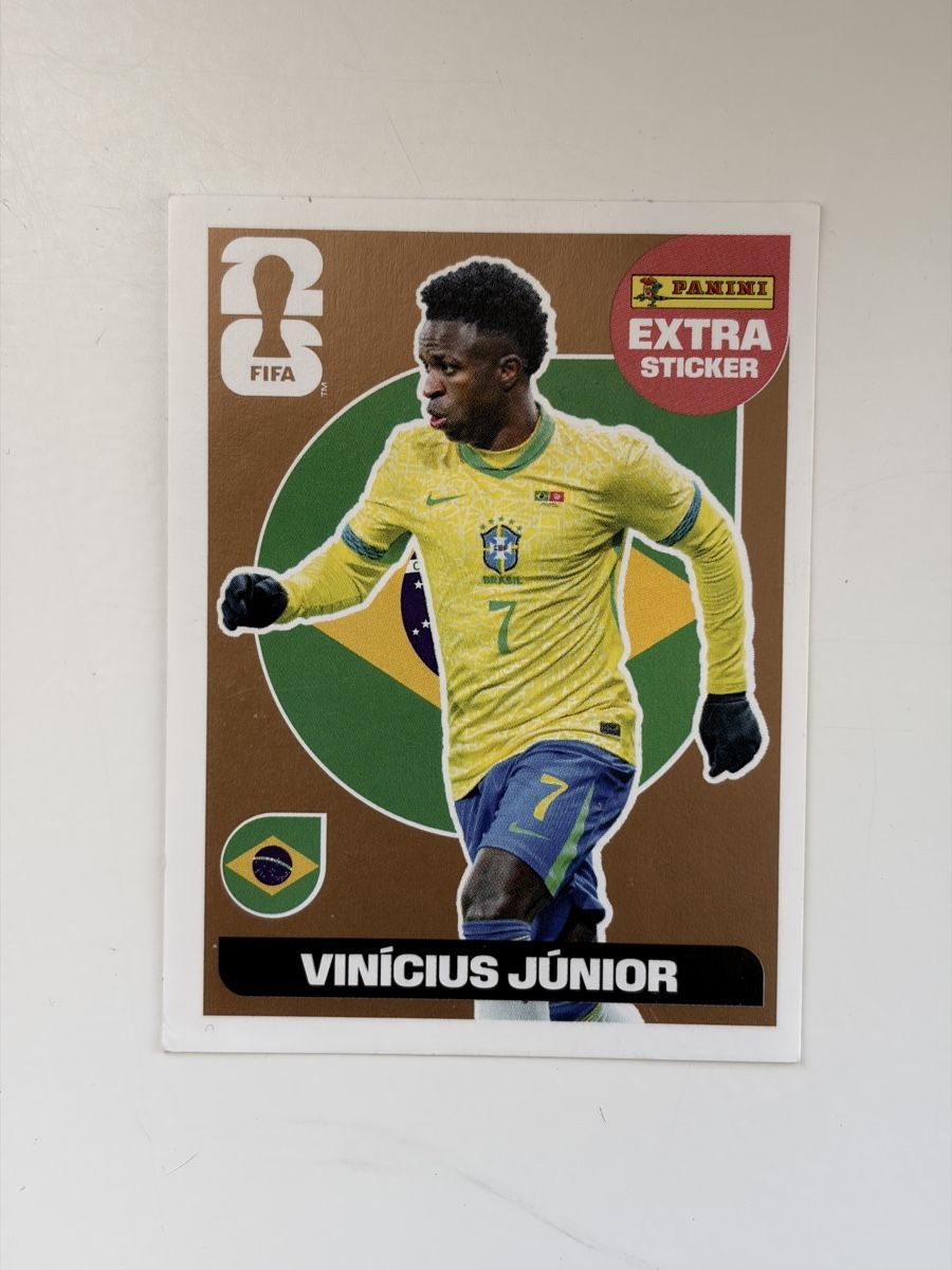 Panini Extra Sticker (Bronze) Vinícius Júnior WM 2026 (Neu (gemäss ...