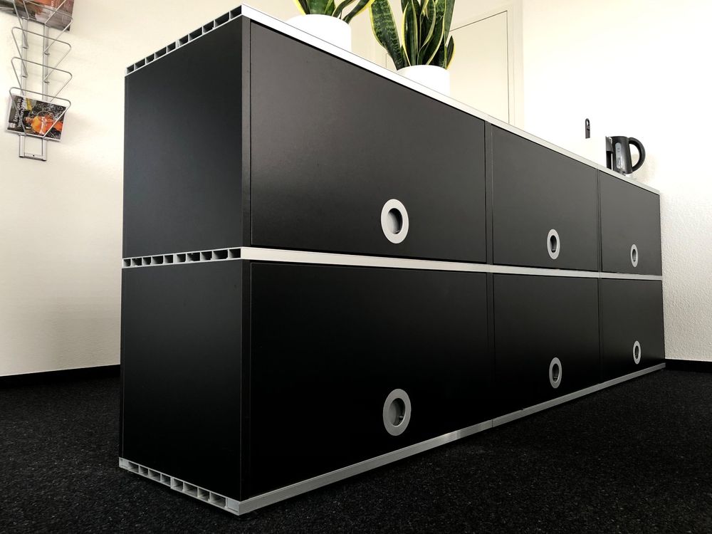 Büromodule Denz D3 schwarz (Gebraucht) in Wetzikon ZH für CHF 990 – nur Abholung auf Ricardo kaufen