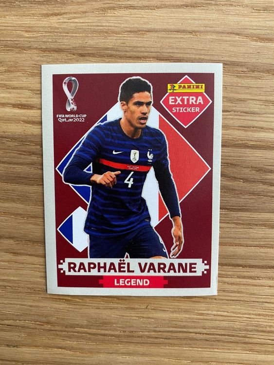 Panini WM 22 Extra Raphaël Varane Legend (Gebraucht) in Solothurn für CHF 5 – nur Abholung auf ...