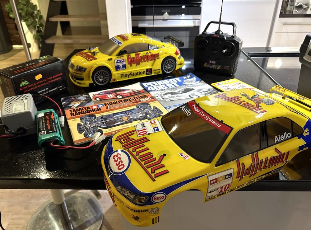 RC Car Tamiya 1:10 Audi TT DTM 2000 Peugeot 406ST Four Wheel (Gebraucht ...