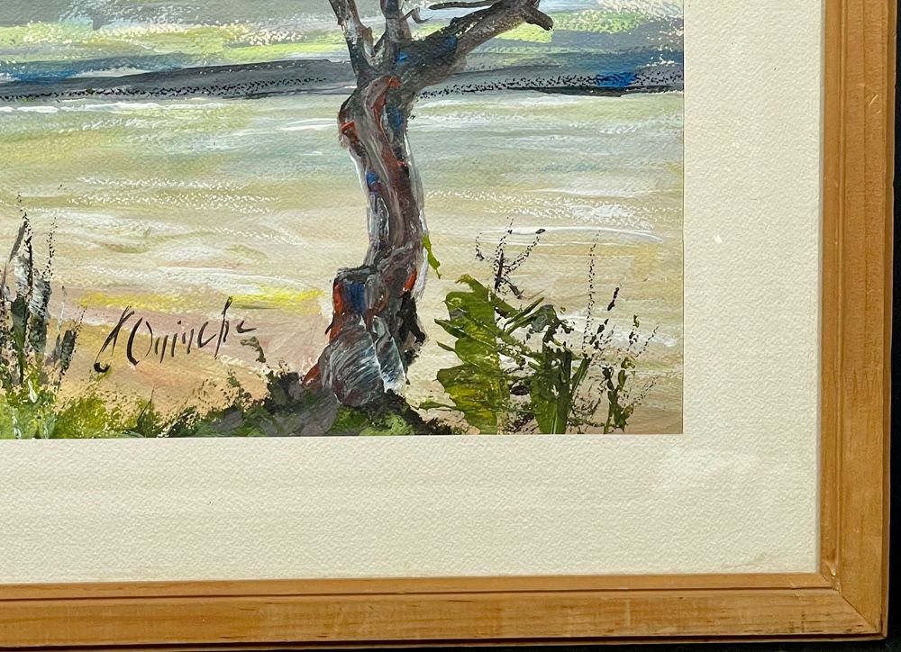 Landschaft Aquarell unleserlich Signiert | Kaufen auf Ricardo