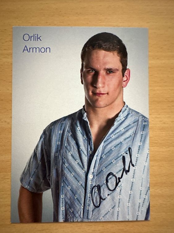 Armon Orlik Autogrammkarte - Schwinger in Top Zustand! (Gebraucht) in ...