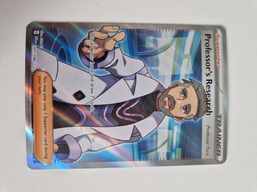 Pokémon Trainercard Professor's Research / Scarlet & Violet | Kaufen ...