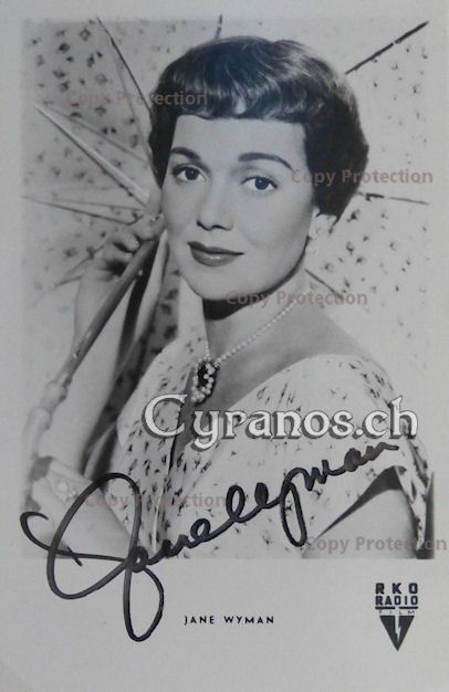 Jane Wyman (1917-2007) Schauspielerin - sign. Foto (Gebraucht) in ...