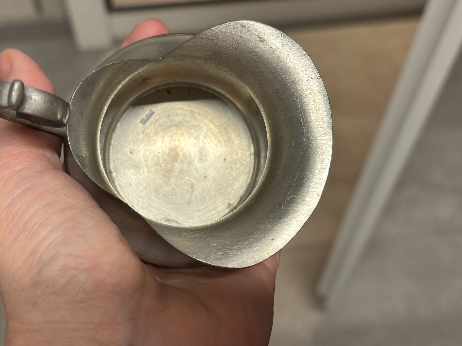 Pot à lait en étain style ancien shabby chic - Décoration (D'occasion ...