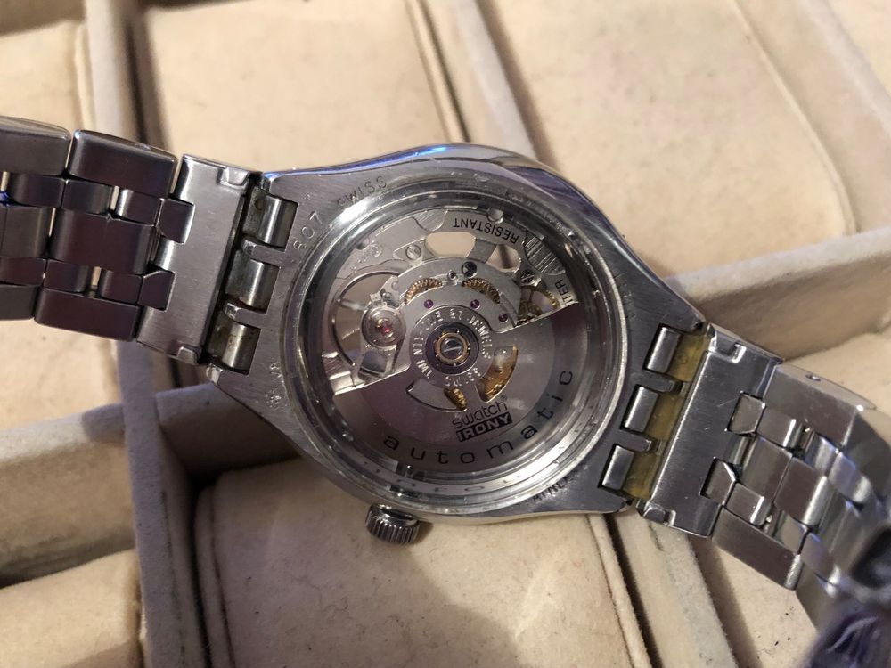Montre Swatch automatique squelette 38mm fonctionne | Kaufen auf Ricardo