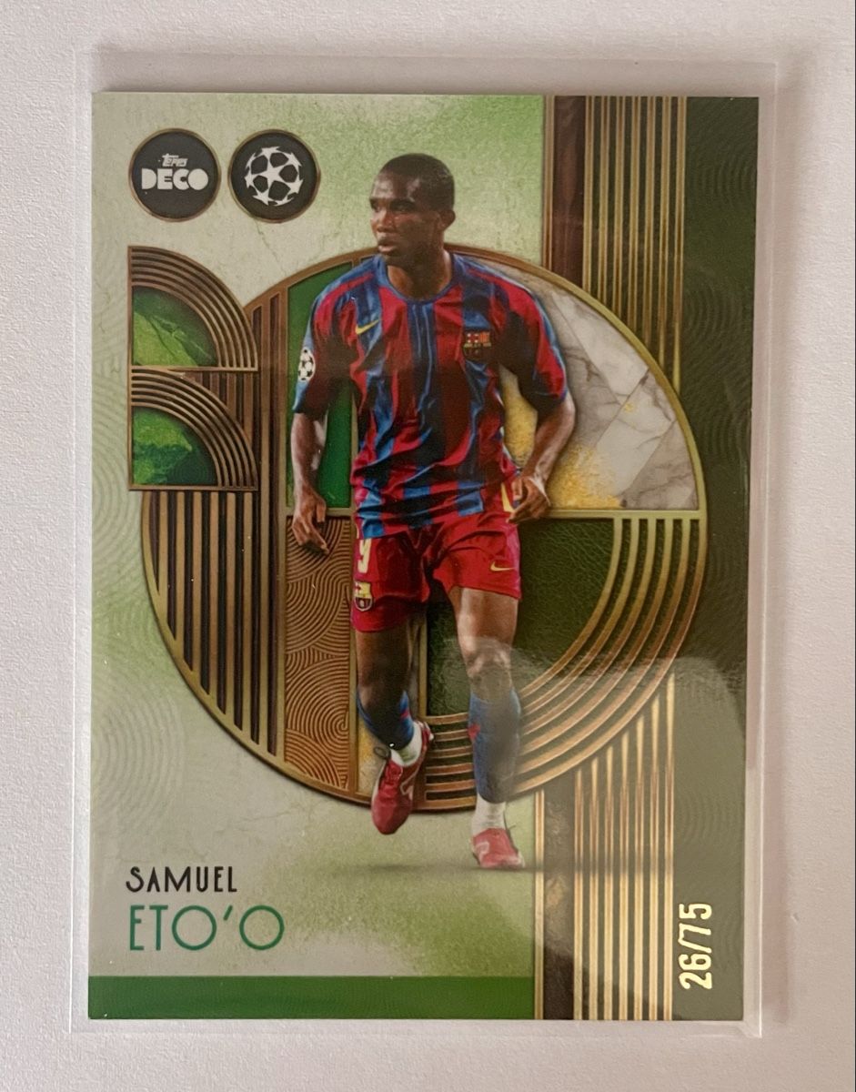 Samuel Eto’o 26/75 – Topps Deco 2025/26 (Neu (gemäss Beschreibung)) in ...