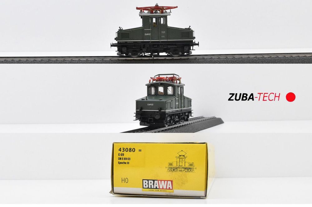 Brawa 43080 Rangierlok E 69 der DB H0 GS Analog mit OVP | Kaufen auf ...