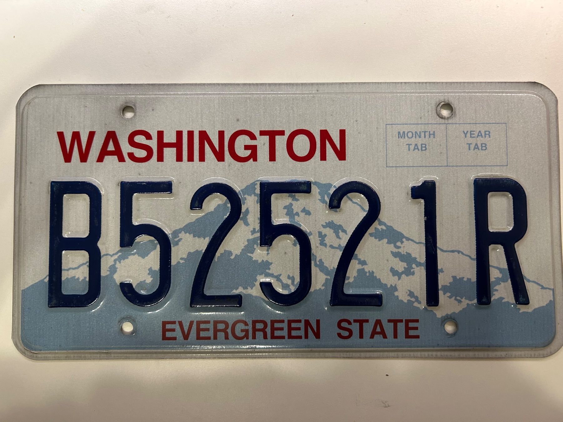 ORIGINAL USA Nummernschild, Washington B52521R (Gebraucht) in Zürich ...