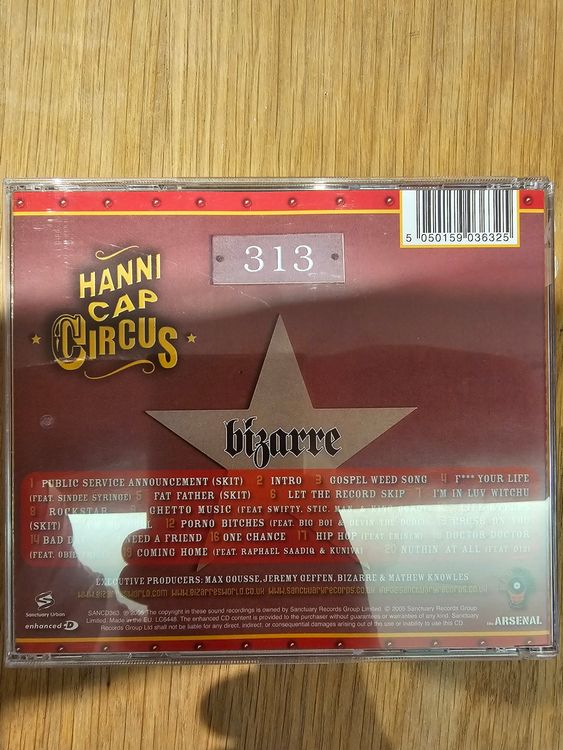 CD - Bizarre (from D12, feat. Eminem) – Hannicap Circus | Kaufen auf ...