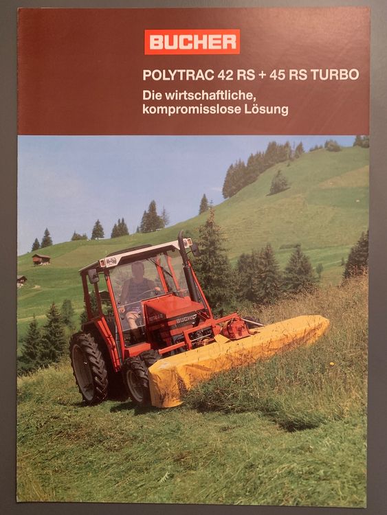 Bucher Polytrac, Prospekt, Traktor, Turbo (Gebraucht) in Lienz für CHF ...